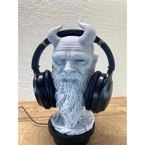 Portable Audio & Video | Mimir Headphone Stand L God Of War Kratos ...